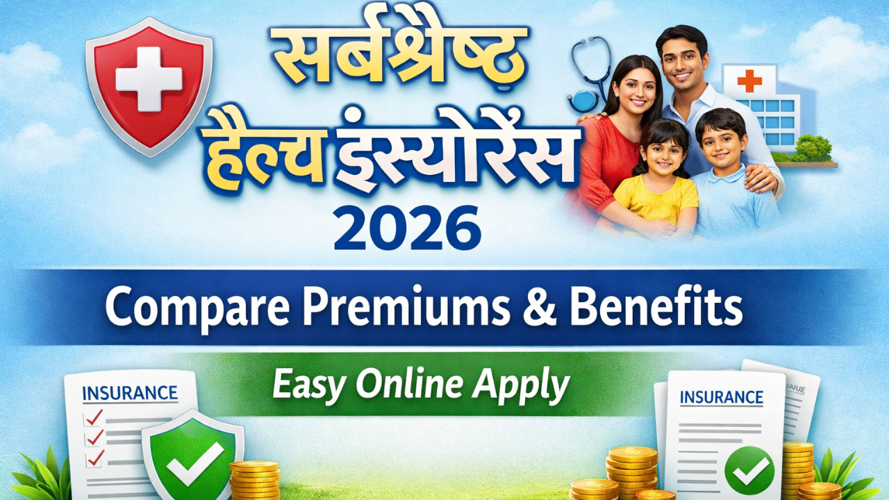 Best Health Insurance Plan 2026 | सर्वश्रेष्ठ हेल्थ इंश्योरेंस ...